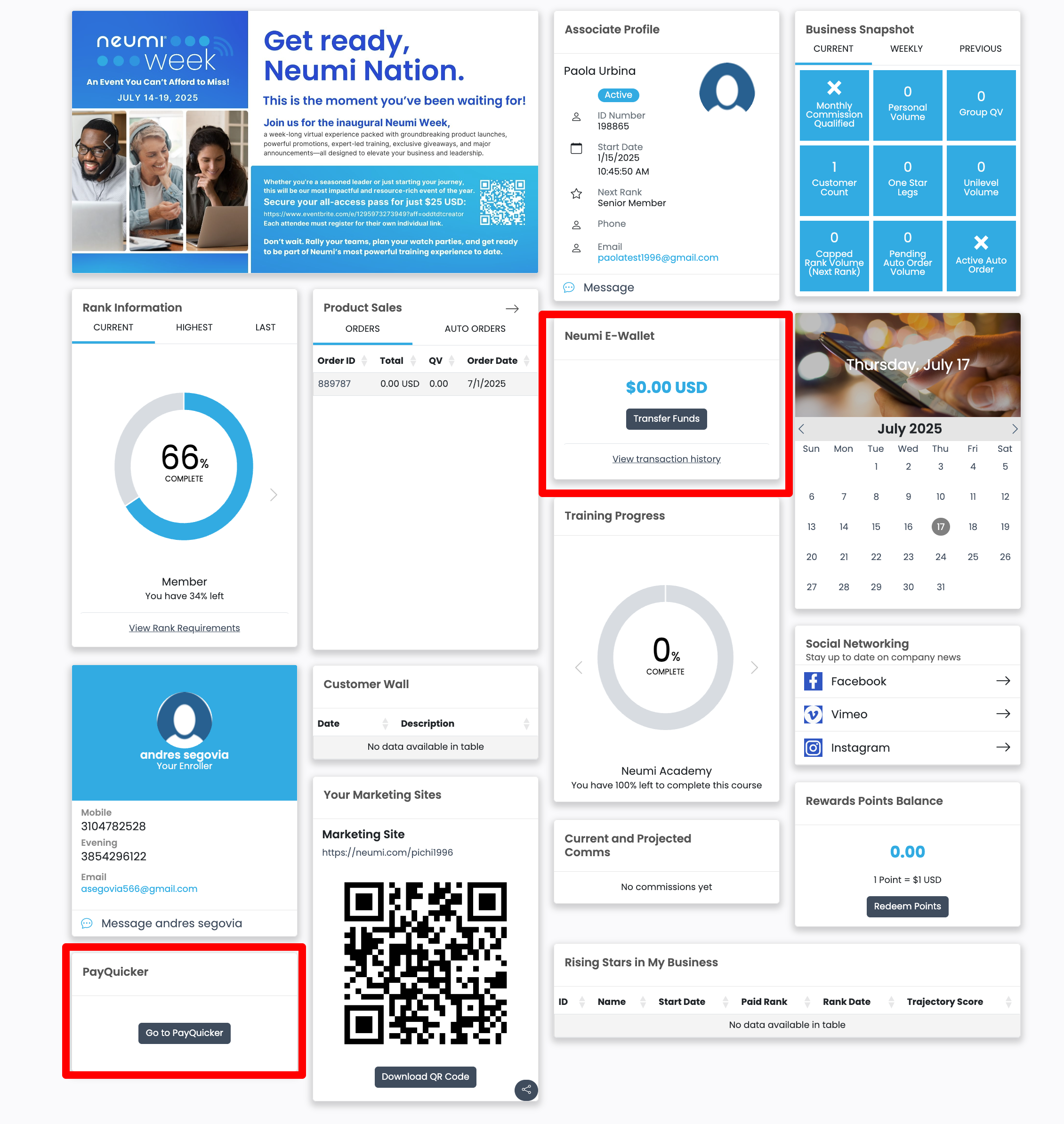 BackOffice-FAQ's – Neumi